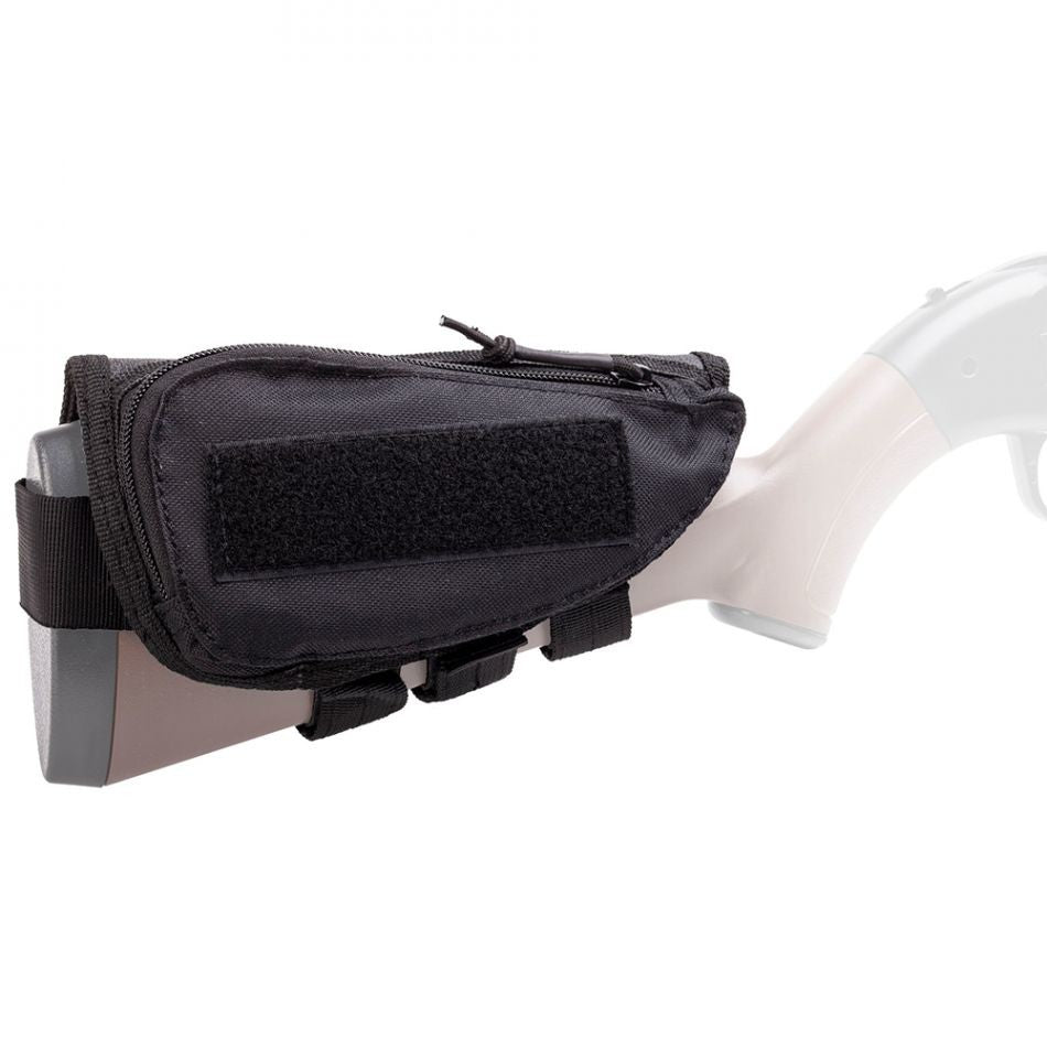 Crosman Rifle Stock Pouch Kit Fits Most Traditional Stocks - Black ...