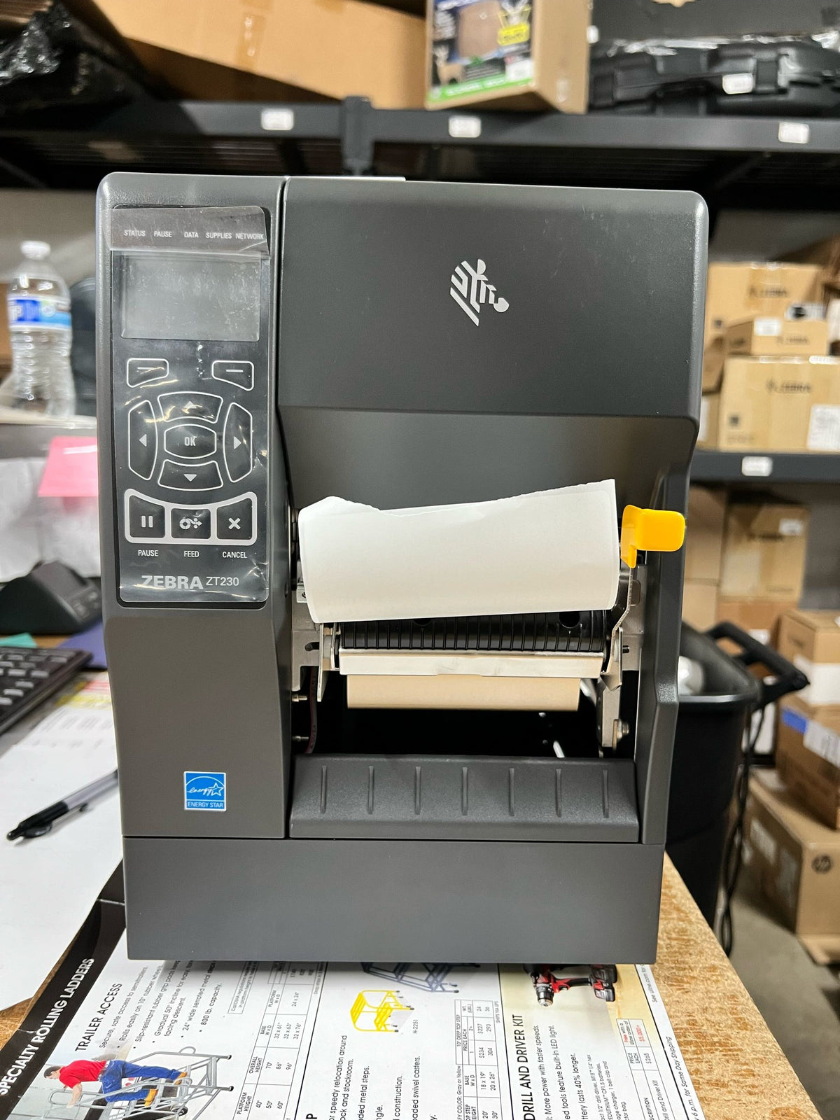 Zebra ZT UPS ZT230 123100-200 Direct Thermal Label Printer ...