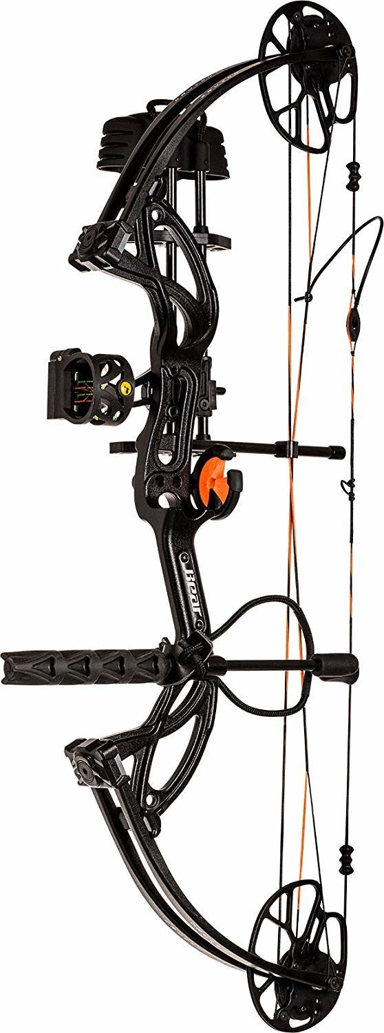 Bear Cruzer G2 Adult Compound Bow 70lbs Package Shadow Series RH - Use ...
