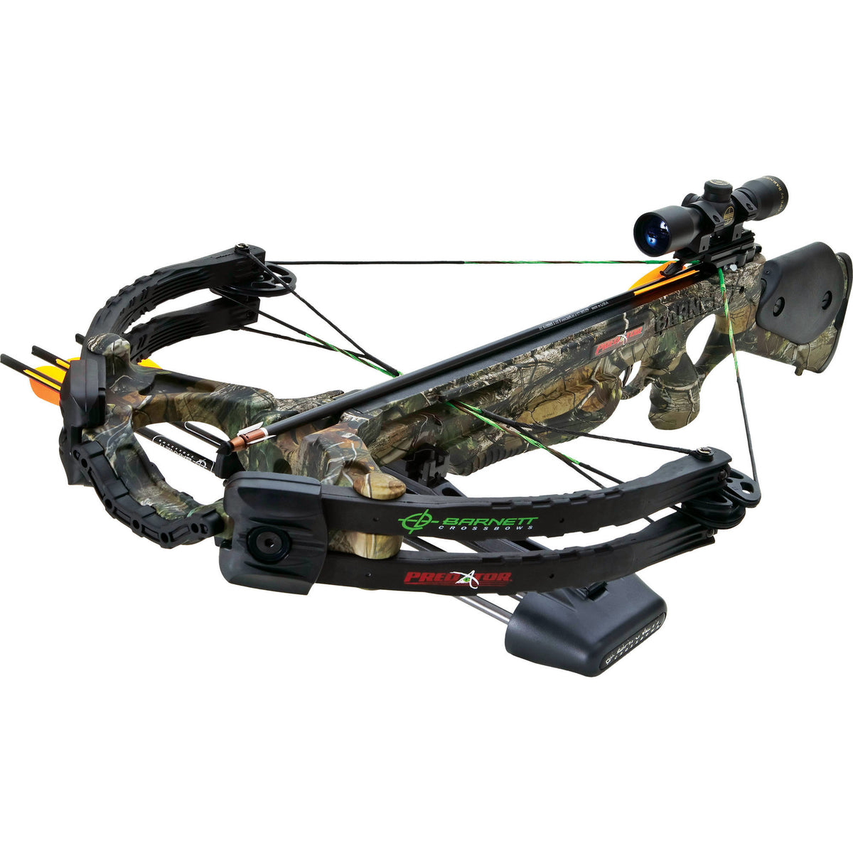 Barnett Predator Crossbow Package Quiver, Arrows, and Scope - Open Box ...