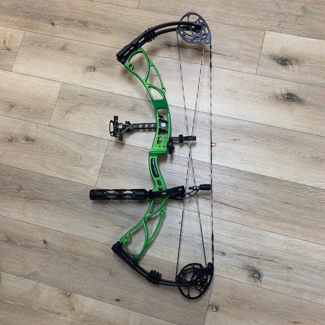 Obsession K34 Fusion Green 60# Black Cam Black/White String - Right Ha ...