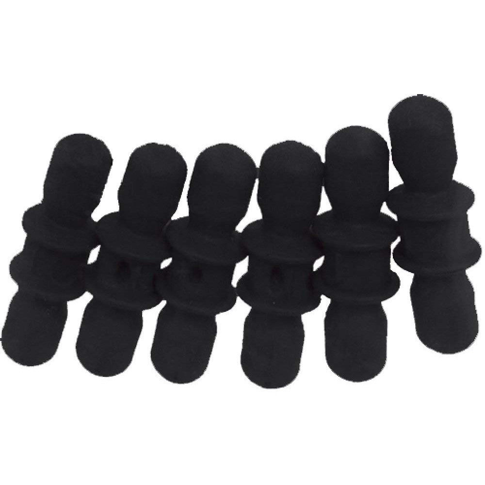 Pse Riser Dumb Bells Rubber Dampener Black - 6/pack — WoodsArcheryRange ...